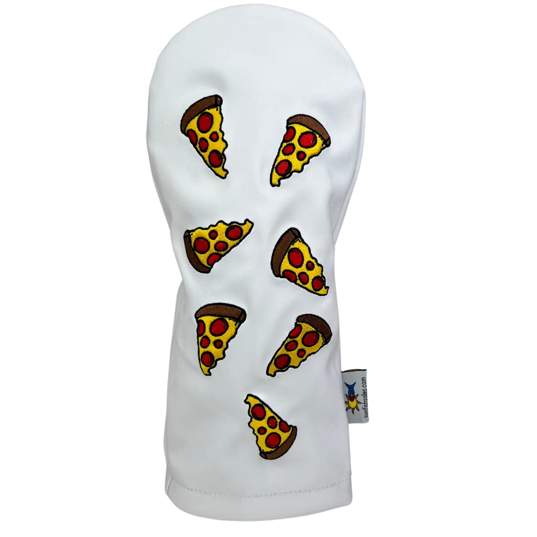 Dancing Pizza Sunfish Leather Driver Golf Club Headcover