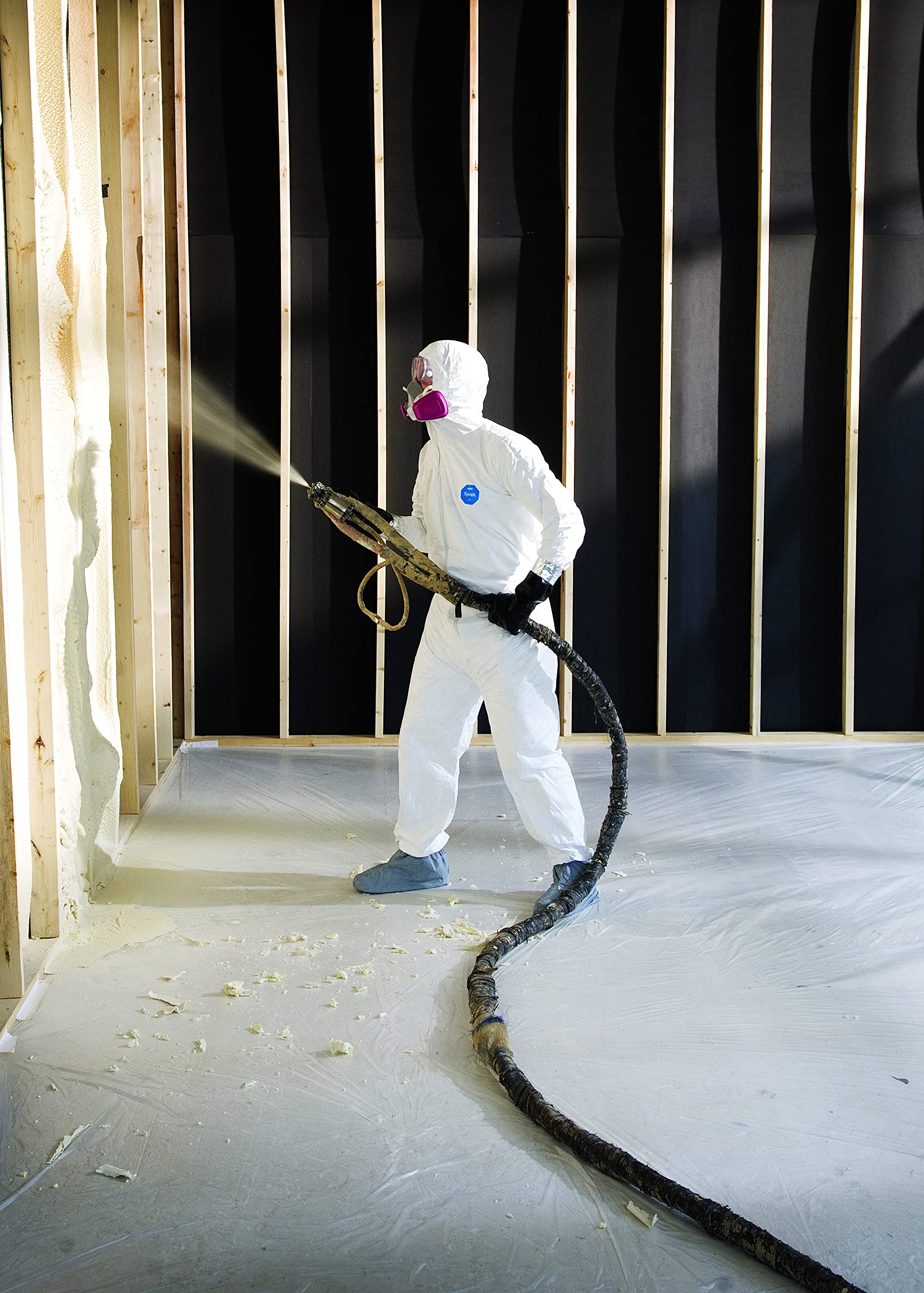 DuPont TY122SWHMD0006G1 Tyvek Hooded Coveralls, 2XL Size, Pack of 25