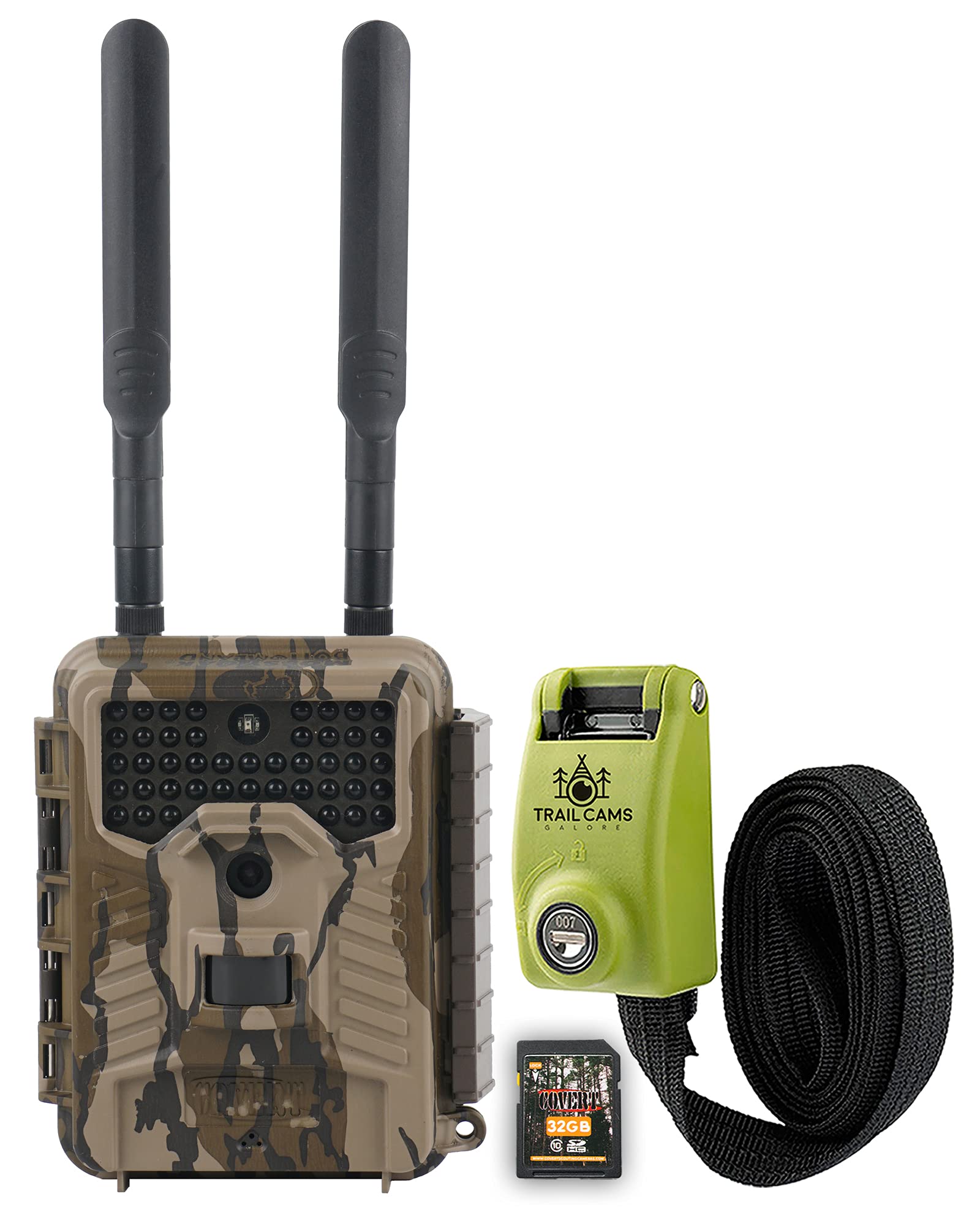 COVERT SCOUTING CAMERAS WC Series LTE Cellular Trail Camera with 32 GB SD Card and Steel Reinforced Strap (WC-V)