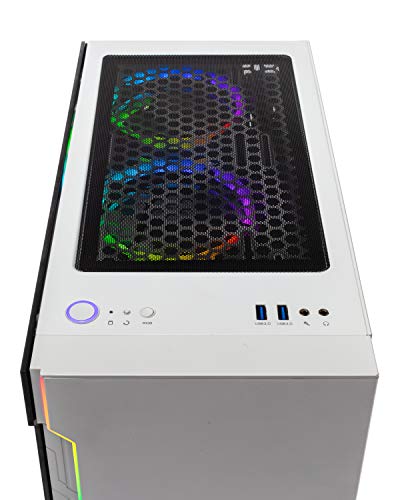 Skytech Archangel Gaming Computer PC Desktop β Ryzen 5 3600 3.6GHz, GTX 1660 6G, 500GB SSD, 8GB DDR4 3200MHz, RGB Fans, Windows 10 Home 64-bit, 802.11AC Wi-Fi