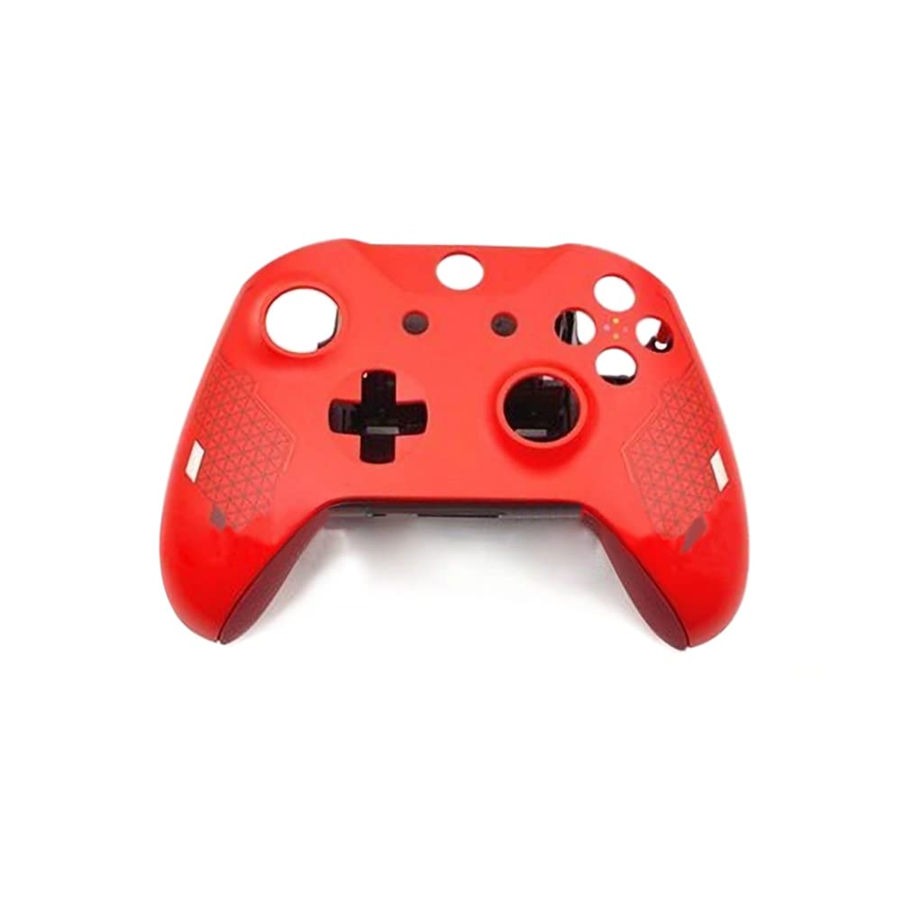 Cowhilan Replacement Housing Shell Faceplate Case Bottom Shell Compatible with Xbox Wireless Controller - Sport Red Special Edition