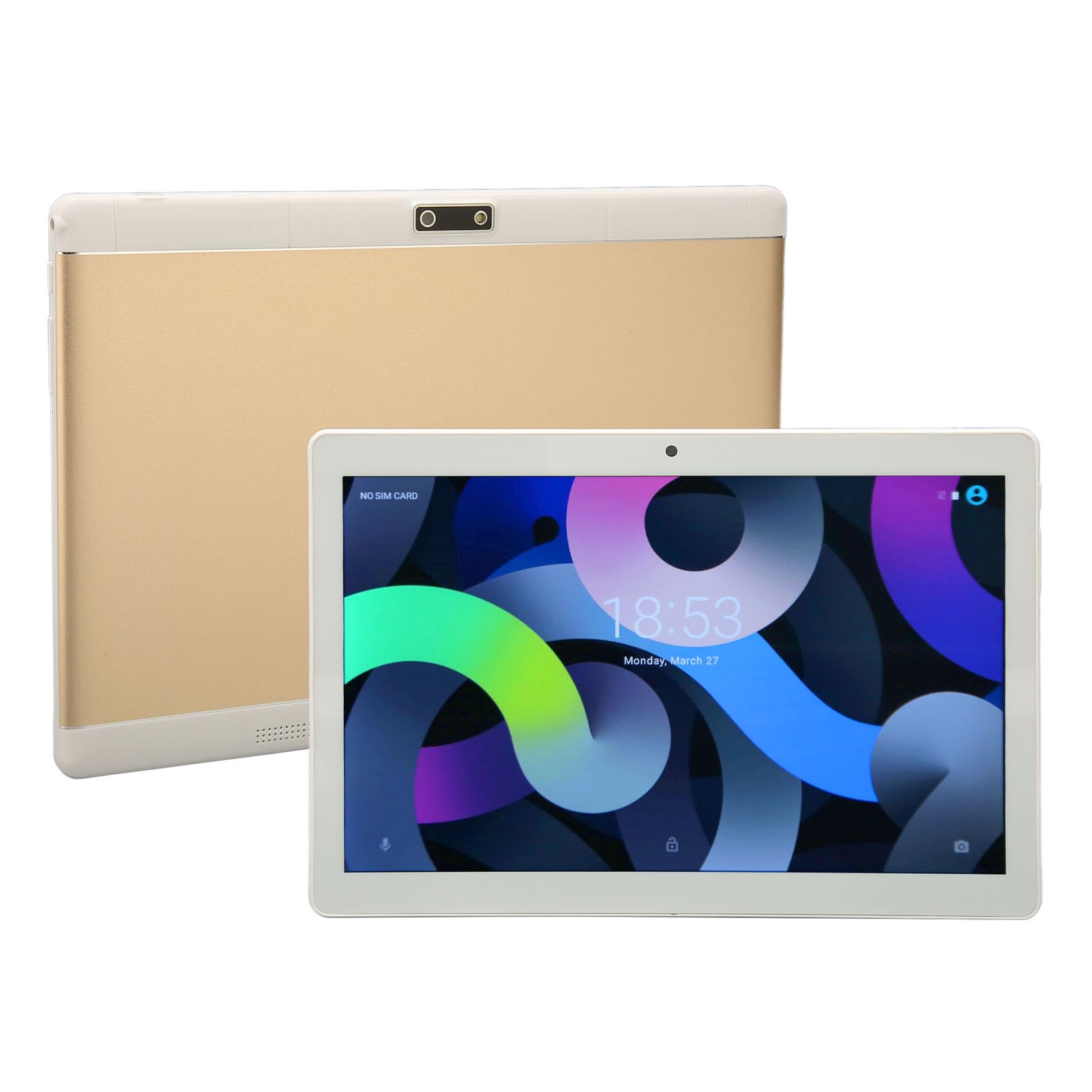 DAUERHAFT 4G LTE Tablet, 10.1 Inch FHD Tablet MT6755 Deca Core 12GB RAM 256GB ROM 5G WiFi 256GB Expandable 100β240V Dual Camera for Android 12 for Work (US Plug)