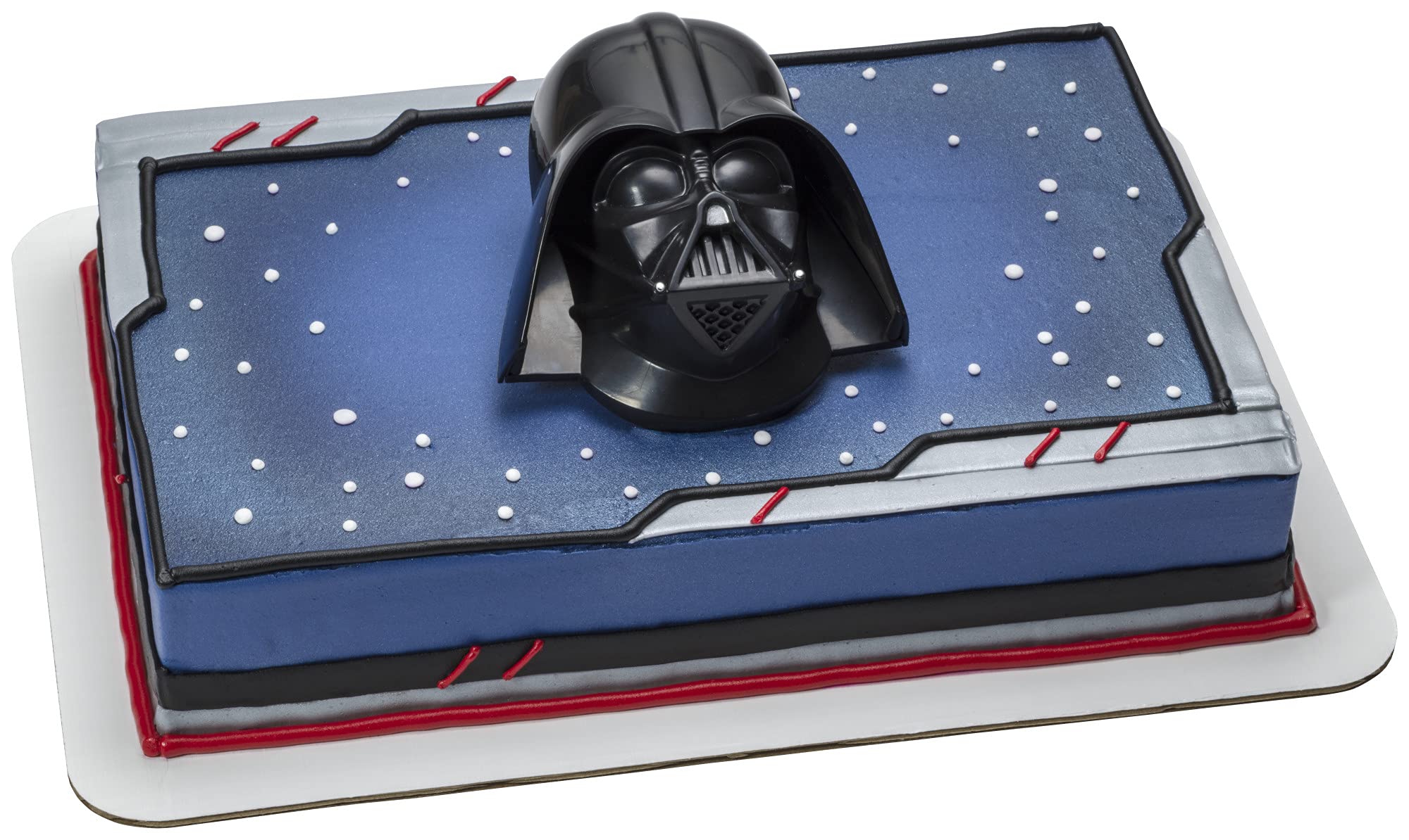 DecoSet® STAR WARS™ Darth Vader™ Cake Topper, 1-Piece, Use with Cake Decorations to Create Galactic Cakes, Black