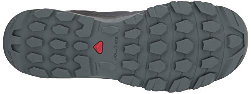 Salomon VAYA MID Gore-TEX Hiking Boots for Women, Stormy Weather/Black/Trooper, 5