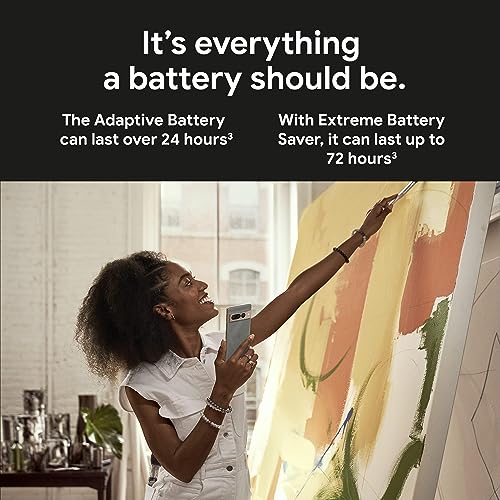 Google Pixel 7 Pro - 5G Android Phone - Unlocked Smartphone with Telephoto/Wide Angle Lens, and 24-Hour Battery - 128GB - Obsidian