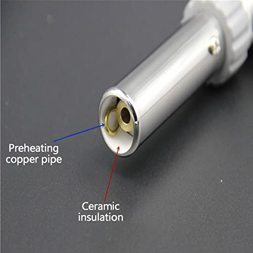 Electronic ignition Butane Torch - Culinary Torches Chef Cooking Professional Adjustable Flame for BBQ, Baking, Jewelry (gas Not Included)