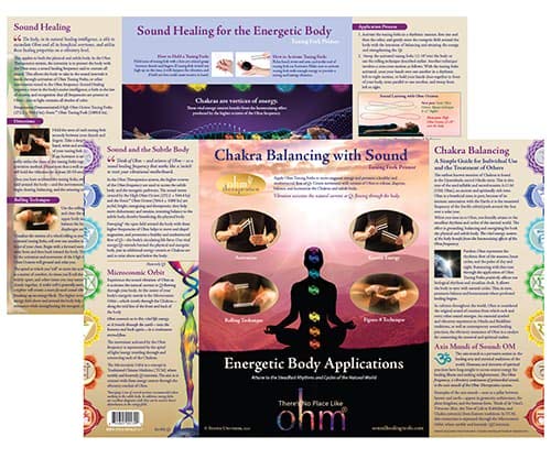 CHAKRA BALANCING with SOUND Multiple Octave Ohm Tuning Fork Set for Energy Practitioners & Sound Therapy (272.2 + 544.4 + 1088.8 hz)