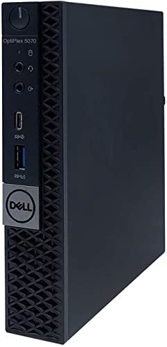 Dell Optiplex 5070 Micro Desktop PC Intel i5-9500T, 32GB DDR4 New 512GB M.2 NVMe SSD, WiFi BT HDMI New KB & Mouse Windows 11 Pro (Renewed)