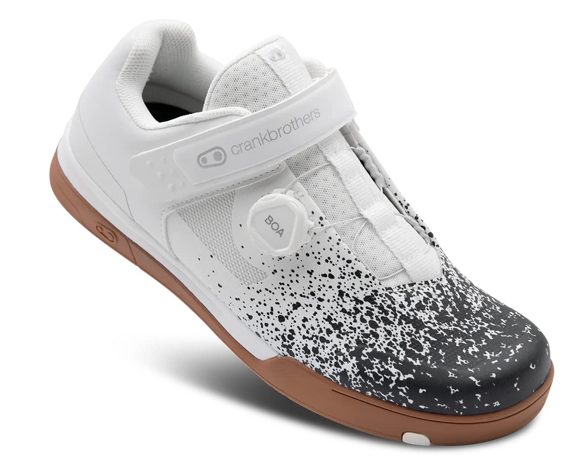 Crank Brothers Mallet BOA Shoes - Black/White - Gum - 9.5