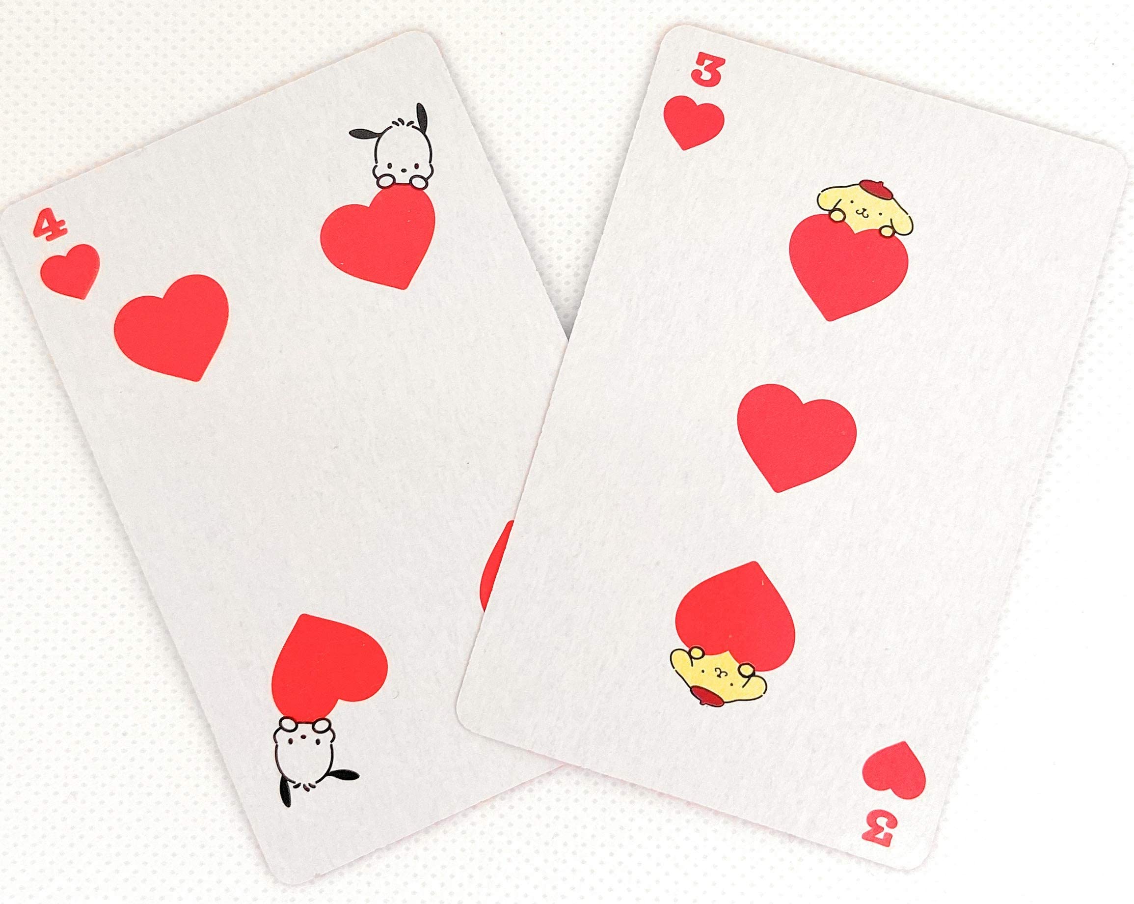 Sanrio Characters Playing Card Hello Kitty, Little Twin Stars, My Melody, Cinnamoroll, Pompompurin, Pochacco 3.5in x 2.4in x 0.7in with Paper case