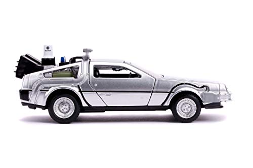 Jada Toys Back to The Future Part II 1:32 Time Machine Die-cast Car, Toys for Kids and Adults