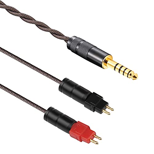 gotor 4.4mm Balanced Replacement Cable for Sennheiser HD 650 HD 660s HD 600 HD 6XX HD 25 HD 580 HD 58x 7N Silver Plated Copper (1.2m(3.9Feet))