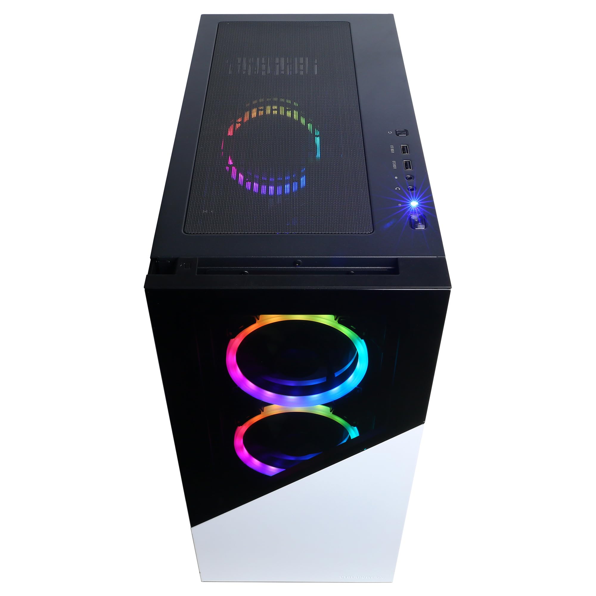 CyberpowerPC Gamer Master Gaming PC, AMD Ryzen 7 7700 3.8GHz, GeForce RTX 4060 Ti 16GB, 32GB DDR5, 2TB NVMe SSD, Wi-Fi Ready & Windows 11 Home (GMA1420A3),Black