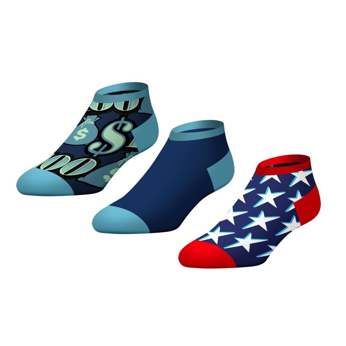 CRAZYBOXER Crazyuniverse Men's Novelty Socks Men's Fun Dress Socks Crazy Funny Casual Low Cut Socks for Men