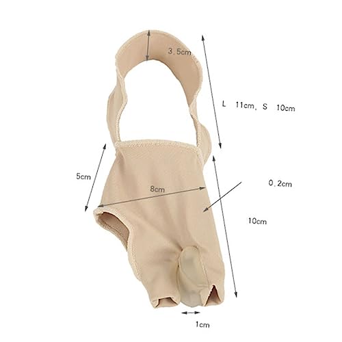 LALAFINA 1 Pair Night Splint Thumb Brace Foot Protectors for Feet Hallux Valgus Separator Bunion Sock Protector Big Toe Brace for Bunion Ease Foot Pain Socks Thumb Bunions Protector Gloves