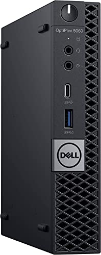 Dell OptiPlex 5060 Micro Intel Core i5-8500T 2.1GHz, 32GB RAM, 512GB SSD, Windows 11 Pro 64bit 24" LCD (Renewed)