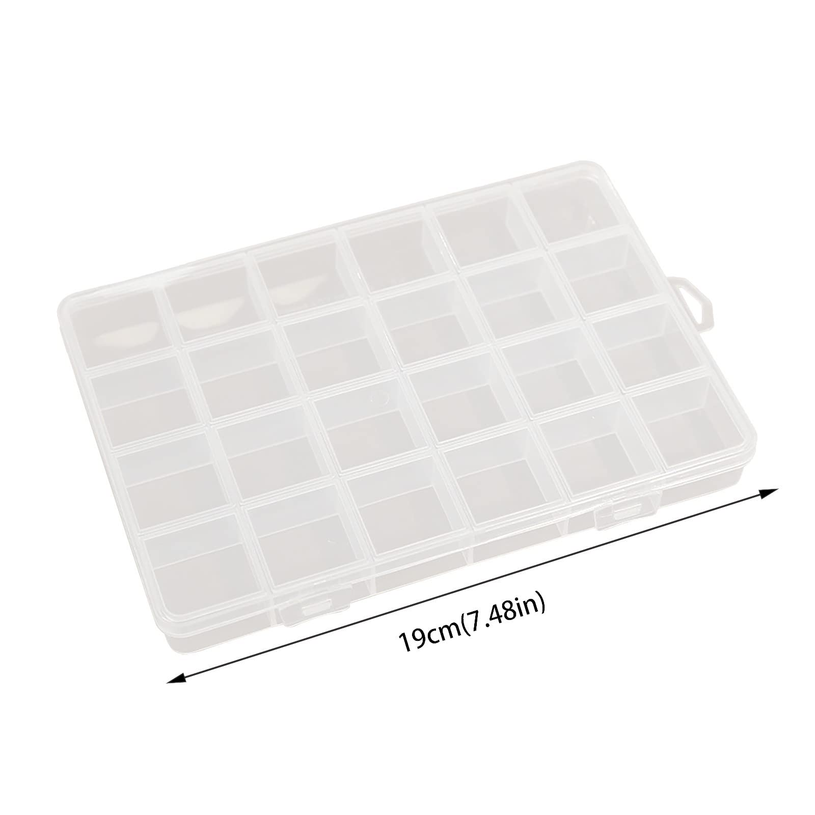 iNoDoZ Dividers Craft Tackle Organizer Storage Containers Box Clear Jewelry Storage Box Detachable Case Craft Beads Organizer Blanket Storage Container
