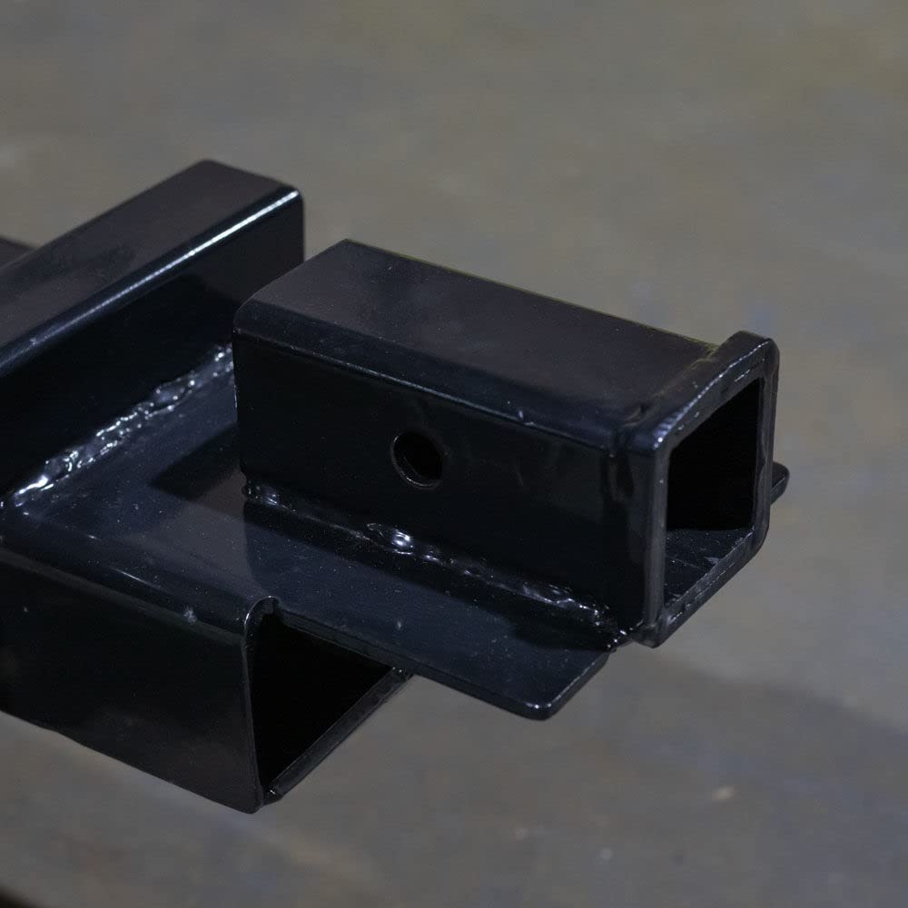 Titan Attachments 3-In-1 Forklift Mounted Hitch, 8000 LB Tow Capacity, 2" Ball Hitch, 2" Receiver Hitch, 2" Ball Kingpin Hitch Receiver, Clamp-On Fork Mount for Forklifts, Skid Steers, or Telehandlers