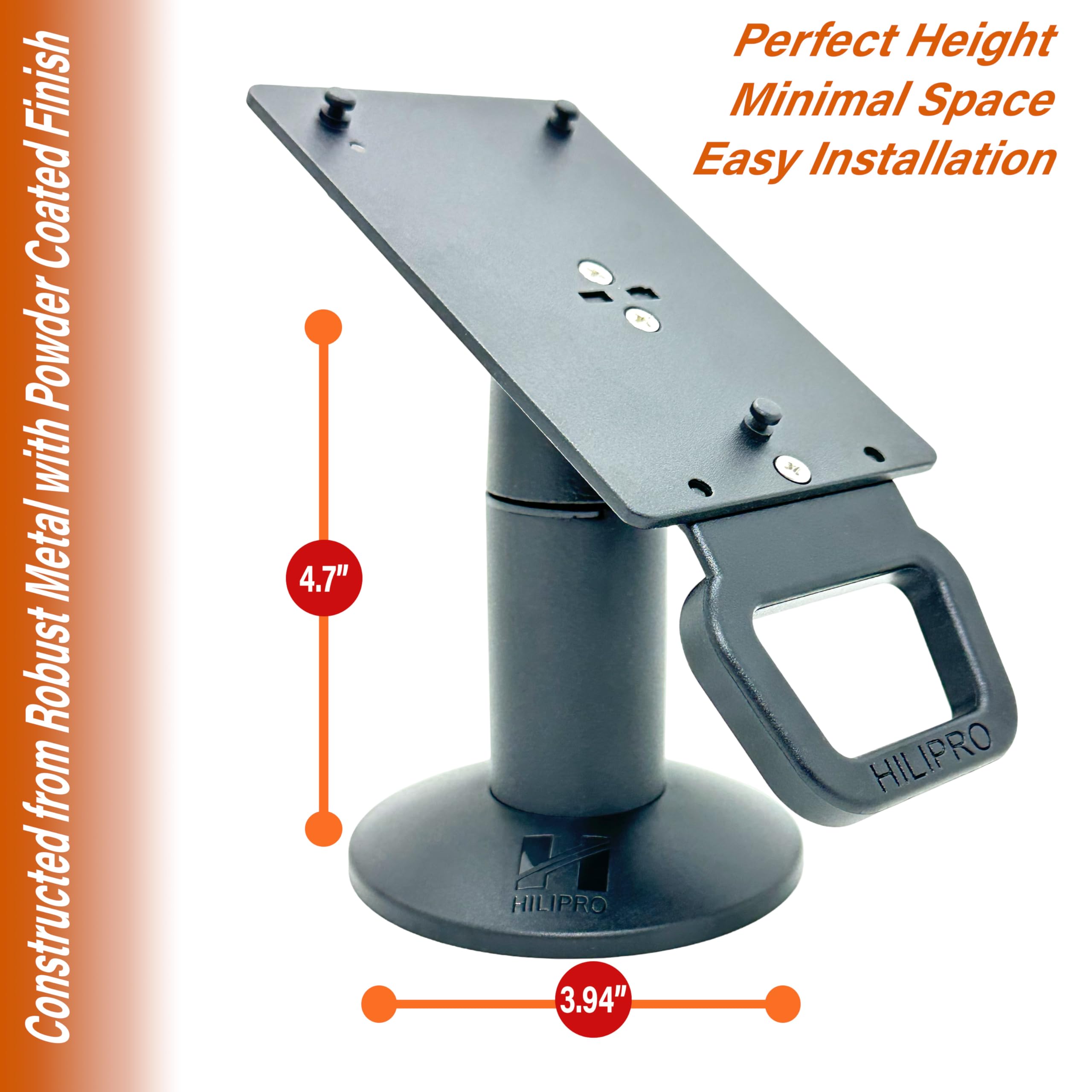 HILIPRO Swivel Point of Sale Stand for Pax A30 Credit Card Terminal - Complete POS and Contactless Payment kit