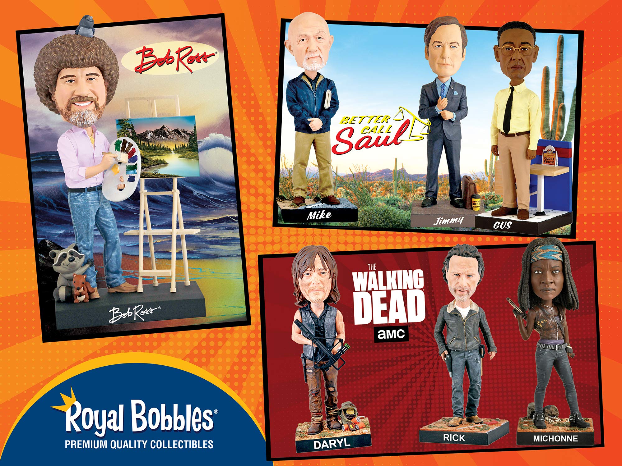 Royal Bobbles Better Call Saul Mike Ehrmantraut Collectible Bobblehead Statue