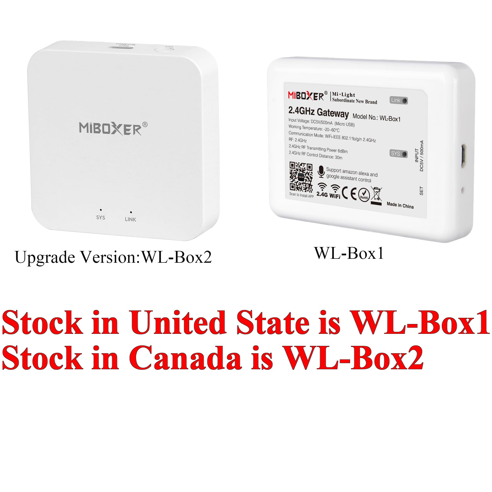 LGIDTECH WL-Box2 Miboxer Gateway hub (Upgrade Version of WL-Box1)