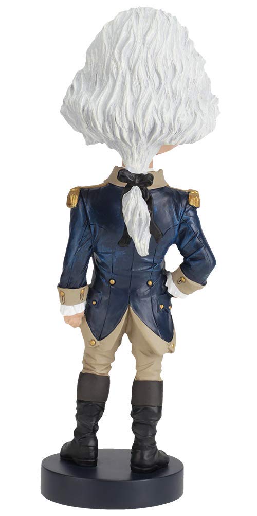 Royal Bobbles George Washington Bobblehead, Premium Polyresin Lifelike Figure, Unique Serial Number, Exquisite Detail