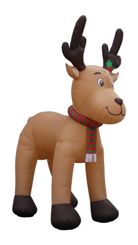 Jumbo 15 Foot Christmas Inflatable Reindeer Decoration