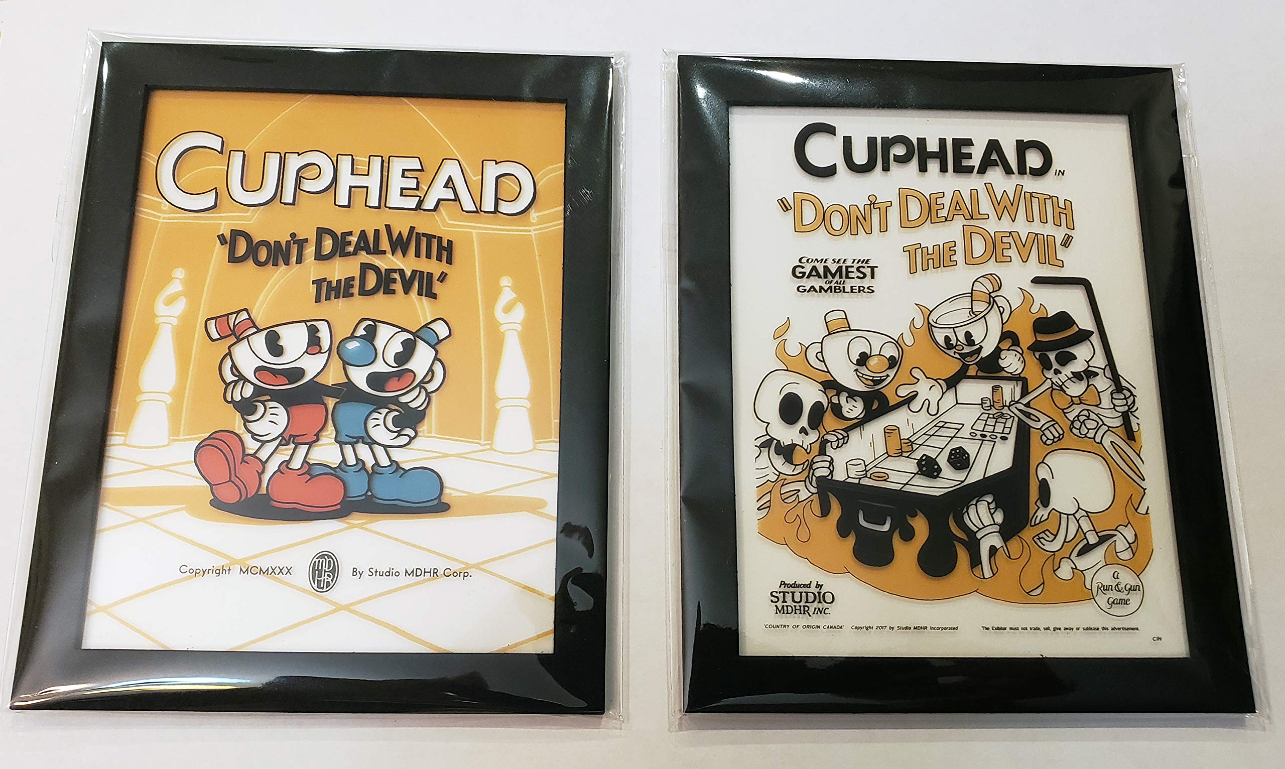 Cuphead-Limited Edition Bonus Art Cel Complete Set of 5!
