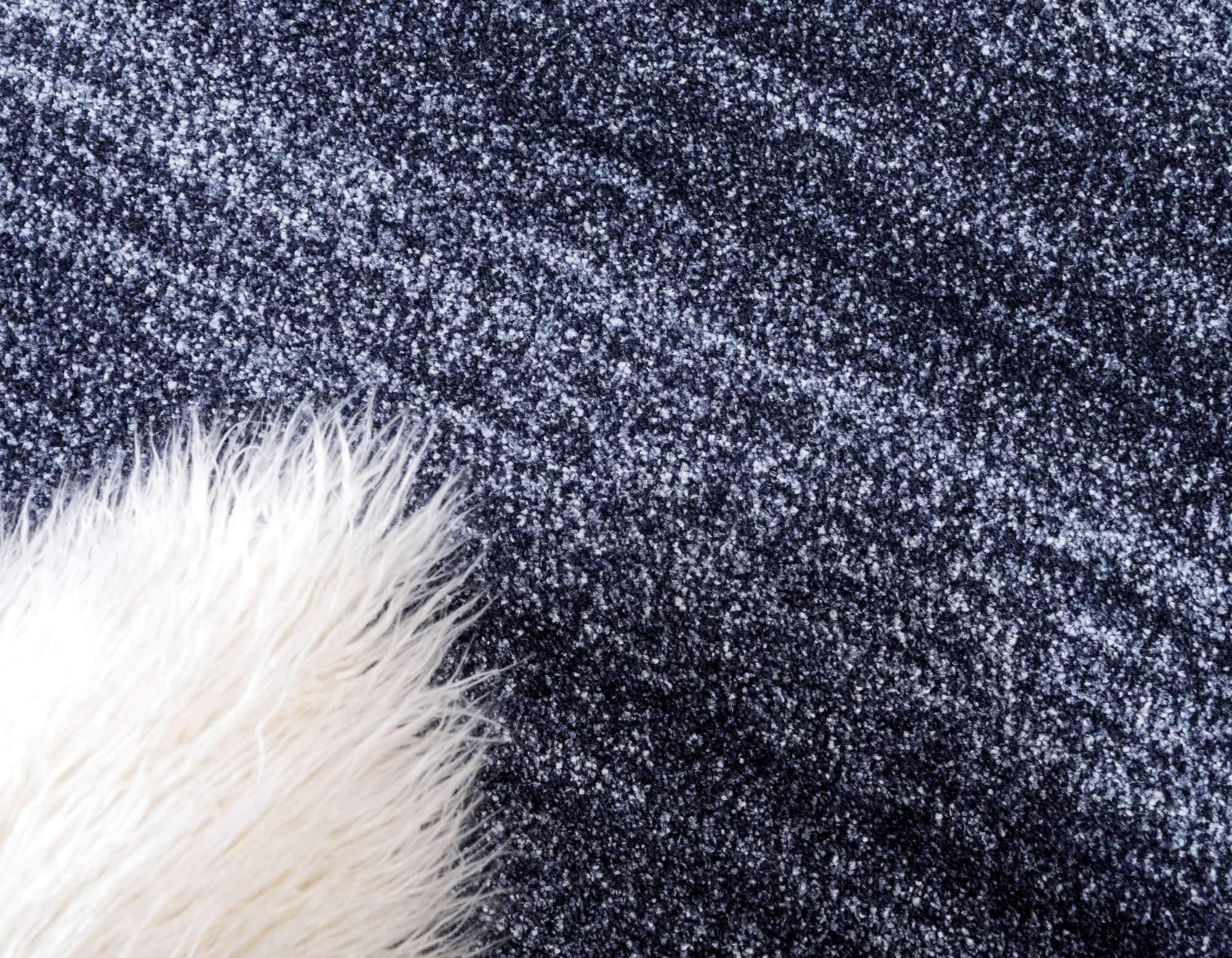Unique Loom Del Mar Collection Area Rug - Abigail (7' 1" x 10' Rectangle, Navy Blue/ Blue)