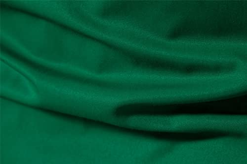 DELCARINO Men's Muscle Fit Dress Shirts Long Sleeve Casual Slim fit Button Down Shirt Green Medium