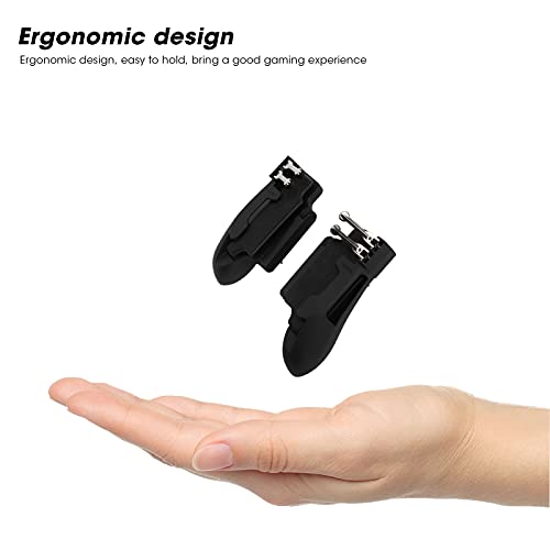 WESE 1 Pair Gamepad, Ergonomical Design Easy to Install Easy to Control 90 Degrees Rotat Joystick Tablet Game Handle for Tablets and Phones of 5.5in or Larger