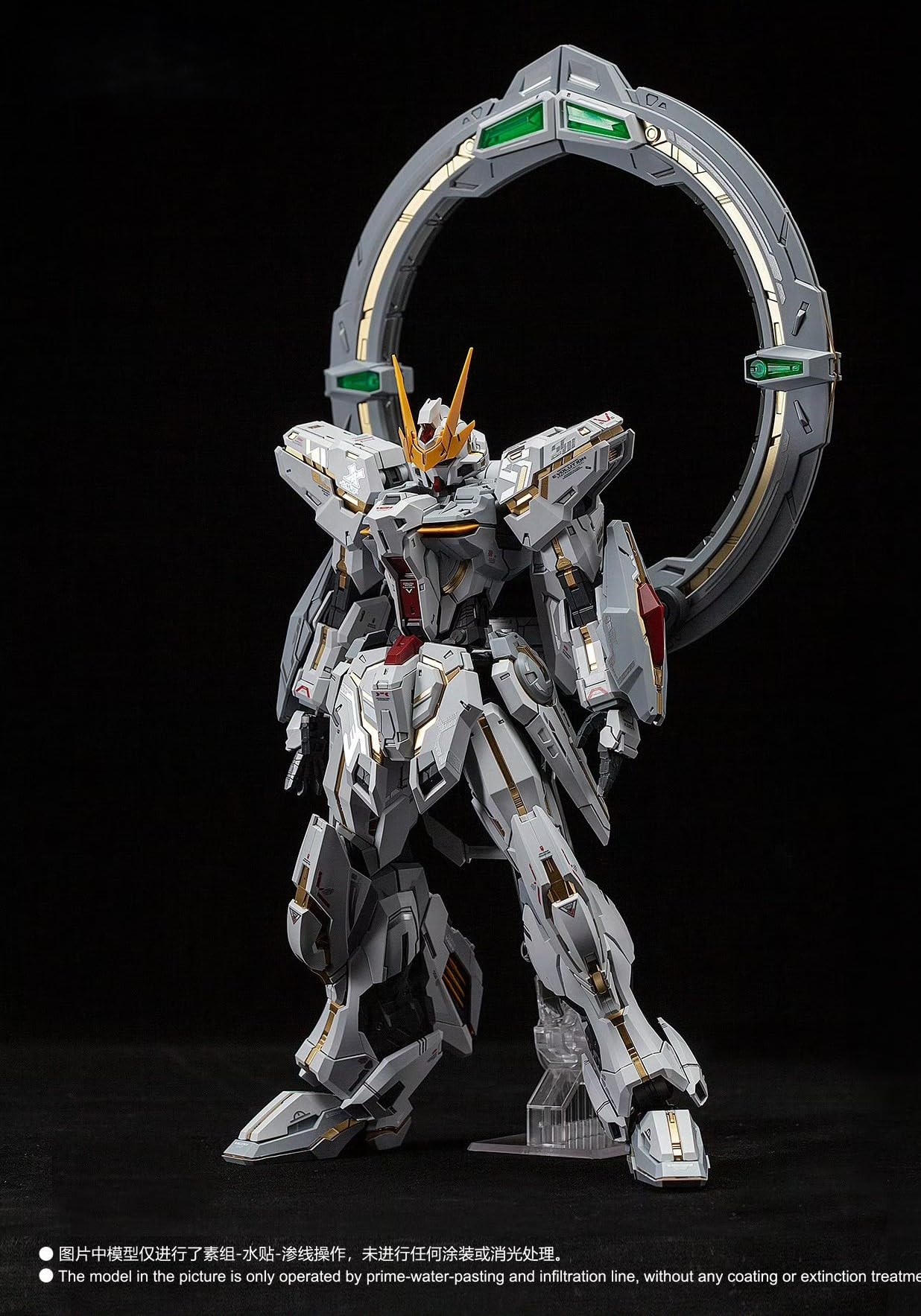 Funtasy Planet Action Figures 1/100 Scale Model Kits for Adults Eternal Star-Glory Assembly Model Mecha Model Kit Articulated Figures Assembled Mode, White, CMLH-01