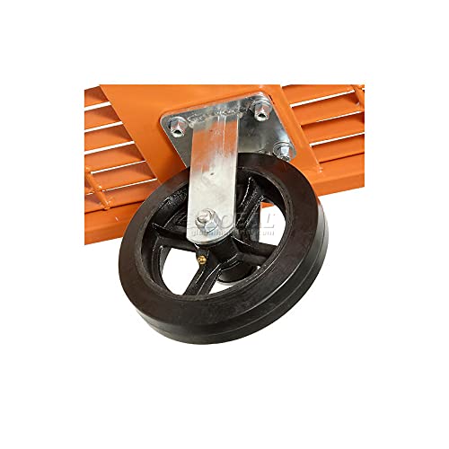 Global Industrial Depot Platform Truck, 6 Wheel, Steel Grating Deck, 60 x 30, 3200 Lb. Capacity