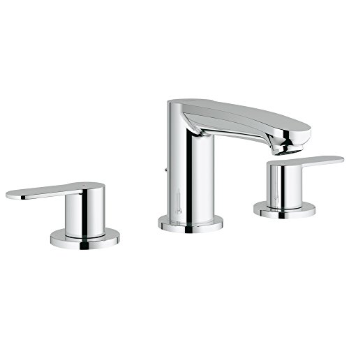 Grohe 2020900A Eurostyle Cosmopolitan 8 in. Widespread 2-Handle 3-Hole Bathroom Faucet - 1.2 GPM