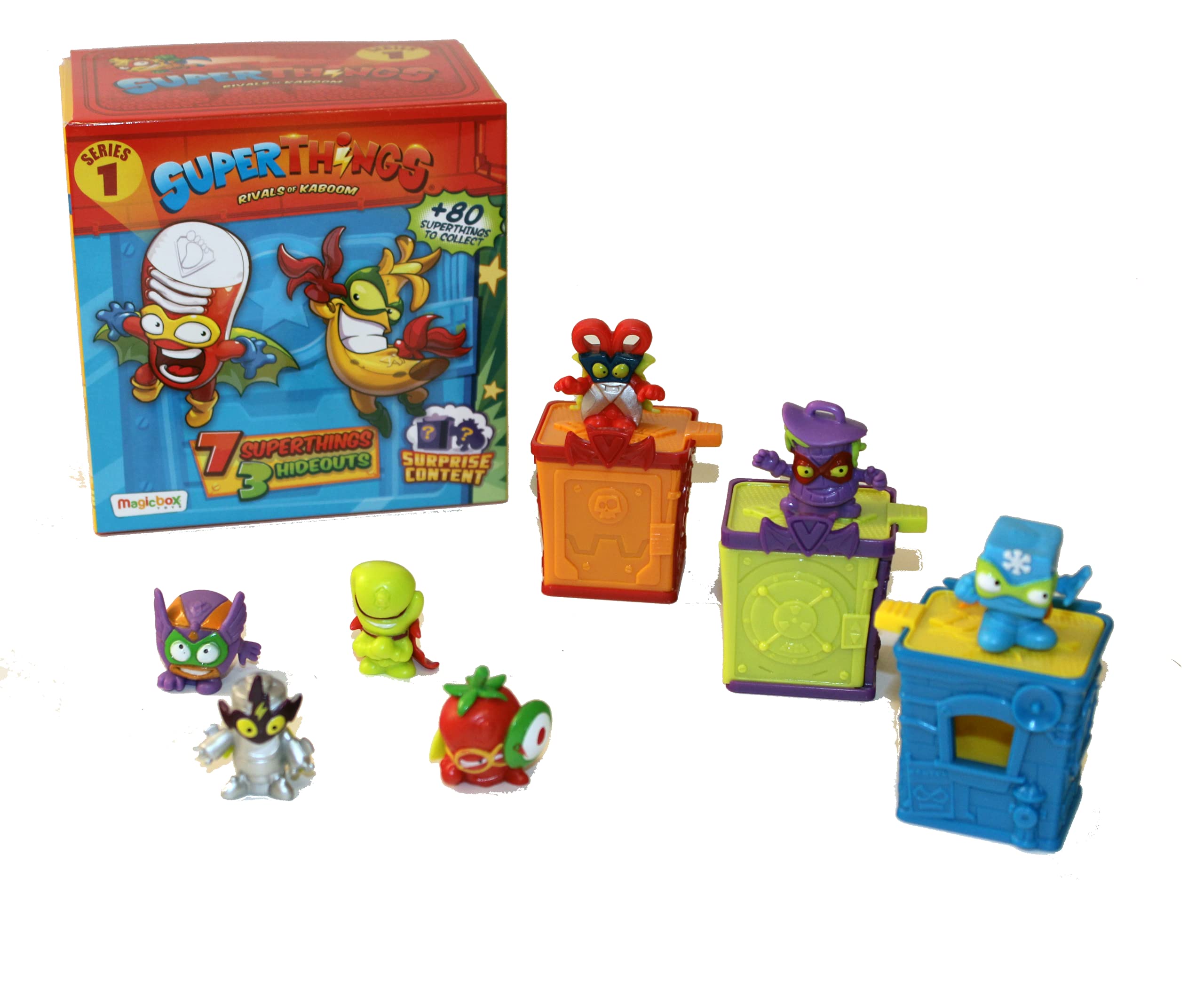SUPERTHINGS RIVALS OF KABOOM Limited Edition Small Box Assortment of 10 Superthings Series 1, Multicoloured