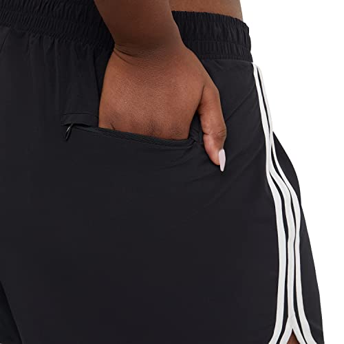Champion, Varsity, Moisture Wicking, Lightweight Gym Shorts for Women, 3.5" (Plus Size Available), Black, Medium