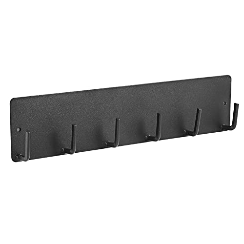 Kalekey Magnetic Key Holder for Metal Front Door Towel Hook Brush Organizer for Laundry Room on Dryer Washer Hat Hanger for Entryway for Festival Holiday Decorations ( Black)