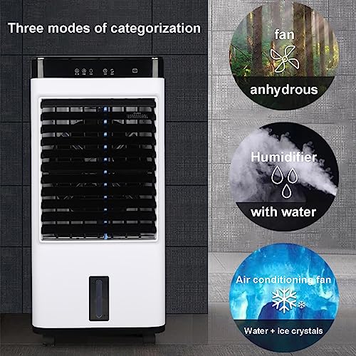 Portable Air Conditioners,3-IN-1 Air Cooler Humidifier Fan Modes 8H Timer,Free Standing Air Conditioner Portable Remote Control For Bedroom,Home Office And Camping