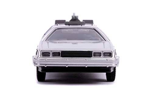 Jada Toys Back to The Future Part II 1:32 Time Machine Die-cast Car, Toys for Kids and Adults