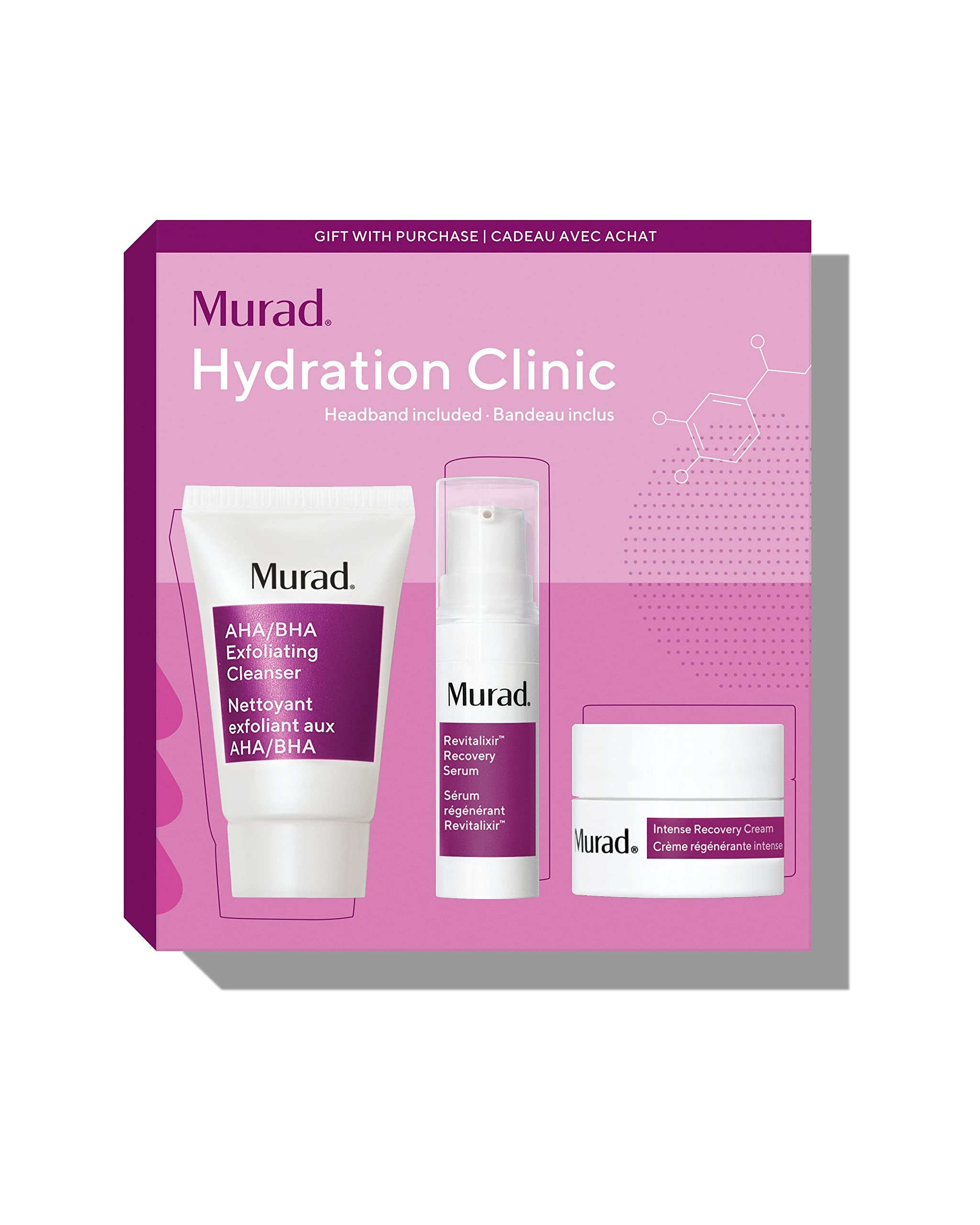 Murad, Hydration Clinic Trial Set, includes headband gift with purchase ($38 Value)