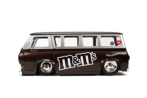 Jada Toys M&M's 1:24 1965 Ford Econoline Die-cast Car with Red Figure
