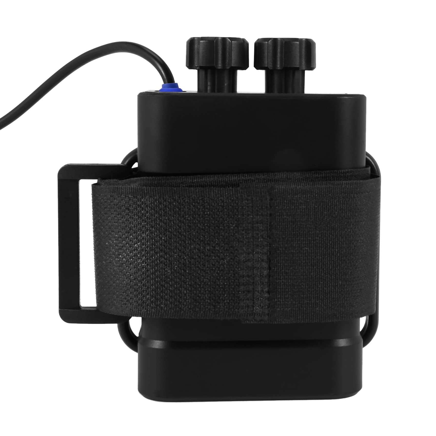 FDSF Waterproof DIY 6X 18650 Battery Case Box Cover with 12V and USB Power Supply for Bike LED Light Cell Phone Router, black