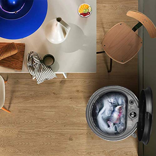 Dark Grey Washing Machine,Portable Mini Single Barrel Semi Automatic Washing Machine for,Automatic Laundry Load Capacity