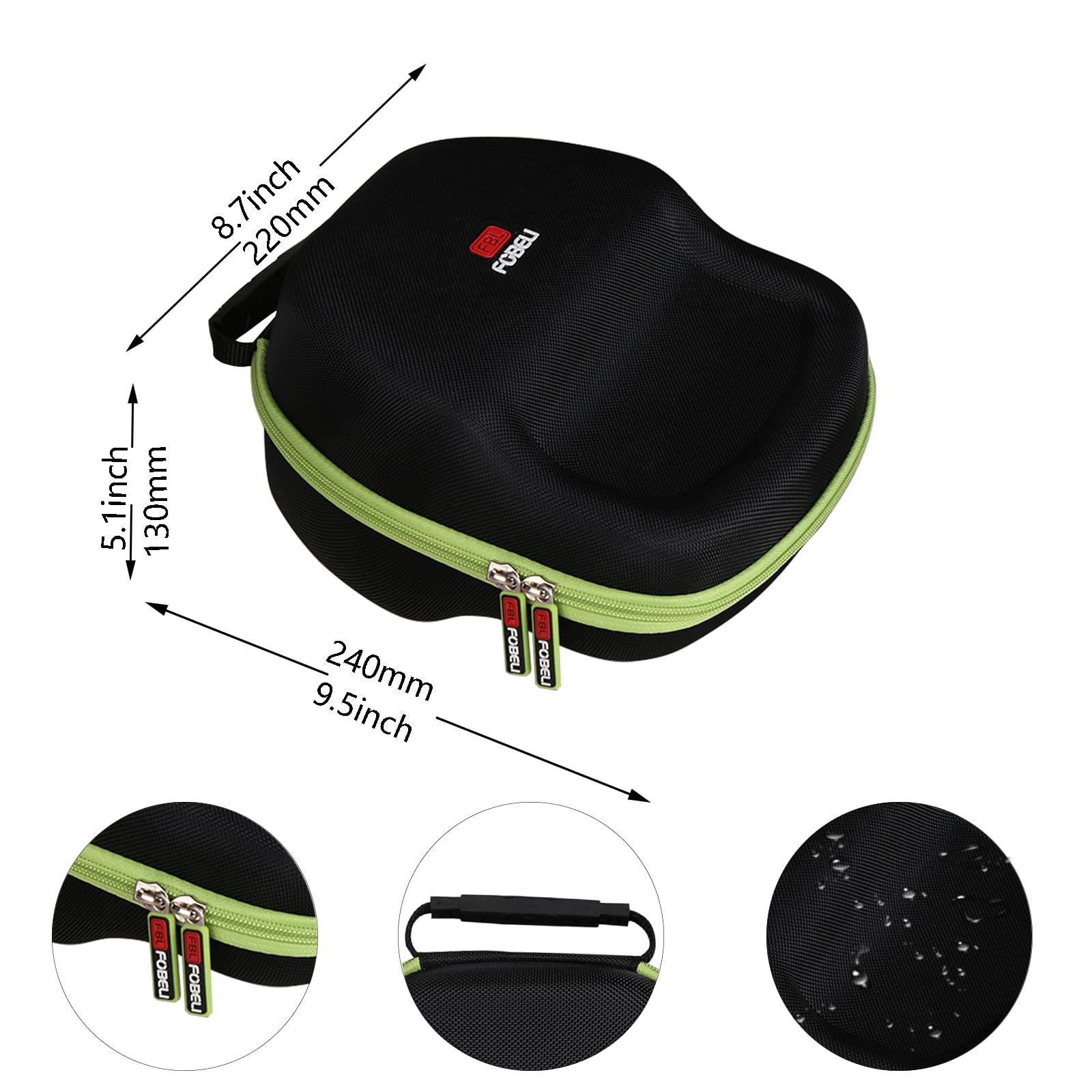 FBLFOBELI Hard Storage Case Compatible With ASTRO Gaming A20 Wireless Headset Gen 2 for Xbox Series X | S, Xbox One, PC & Mac, Headset Carrying Cases Portable Travel Bag (Case Only)
