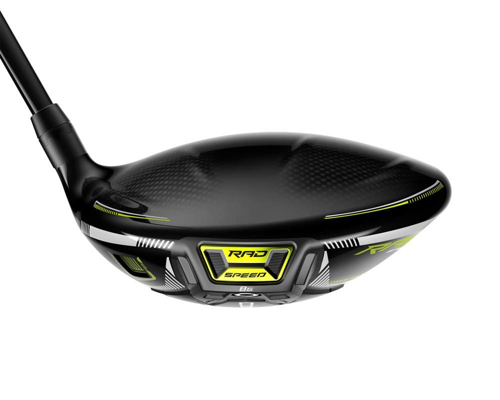 Cobra Golf 2021 Radspeed Draw Driver Gloss Black-Turbo Yellow (Men's Right Hand, Fujikura Motore XF3, Stiff Flex, 10.5), Standard