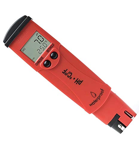 Hanna Instruments Grochek LCD pHep 4 Waterproof PH Temperature Meter | HI98127