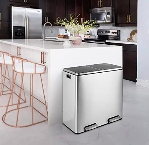 Heim Concept Trash can, 60 L, Silver