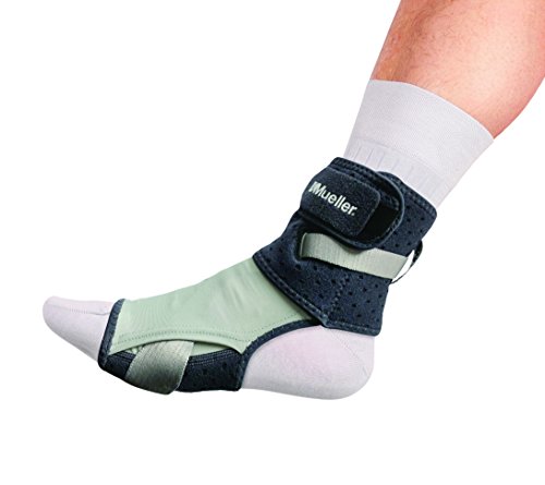 Mueller Adjust-to-Fit Plantar Fasciitis Night Support, Gray, Large/Extra Large | PF Night Splint