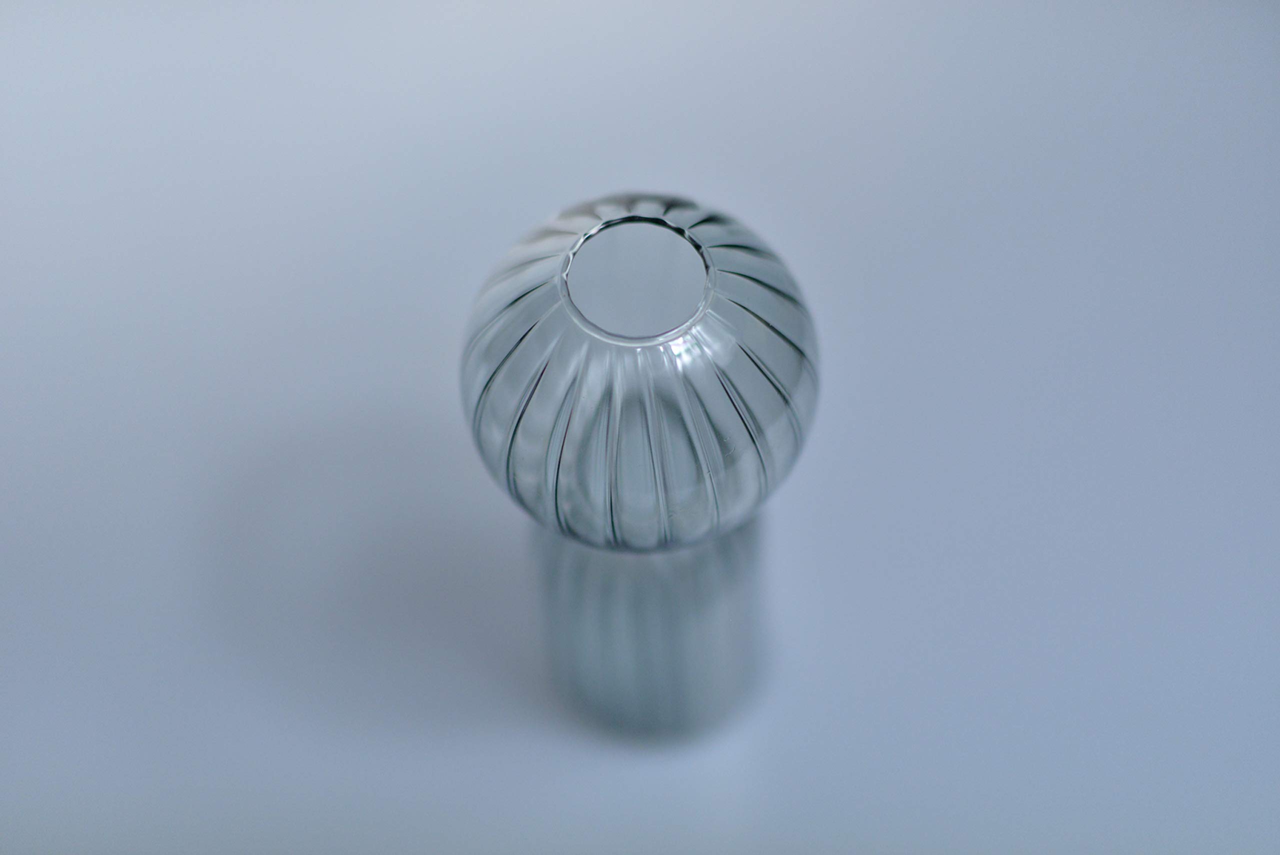 SVY Glass Vases Clear Crystal Flower with Modern Unique Design & Home Decoration, Ideal for Parties, Events, Gardens, Office, Weddings, Table (Gray)