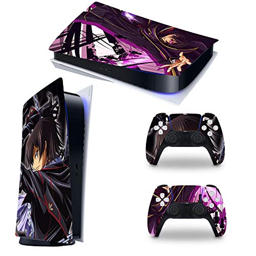 Code Geass PS5 Digital Edition Console and Controller Skin Set - Playstation 5 Digital Edition Vinyl